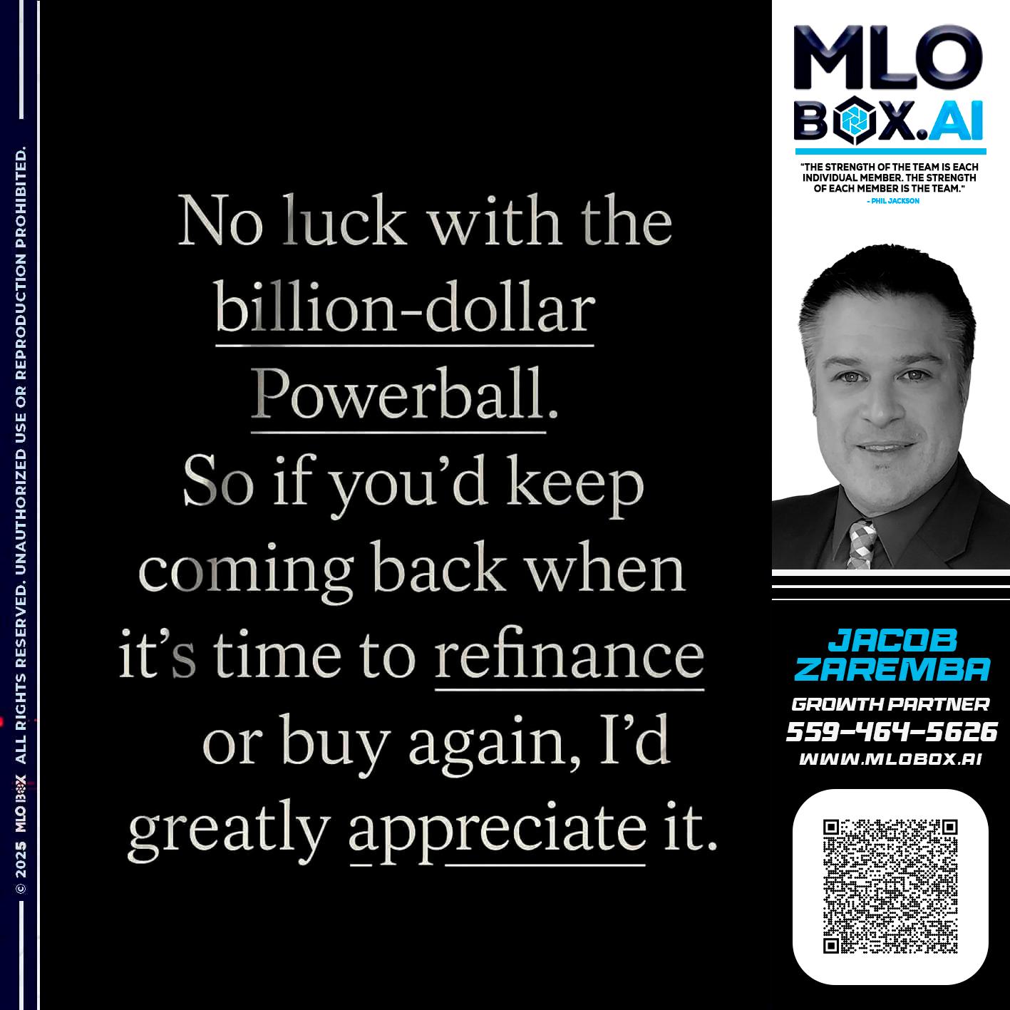 NO LUCK - Jacob Zaremba -MLO RMLO CMLO